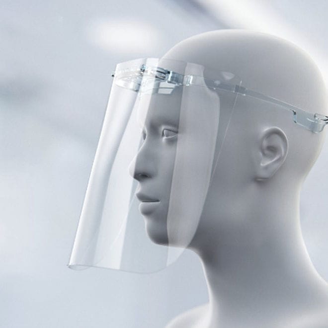 Protetor facial para uso médico - HTP Europe