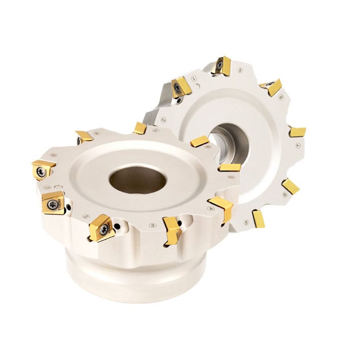 Fresa de insertos positivos - 4WHU - TAEGU TEC España - de acabamento ...