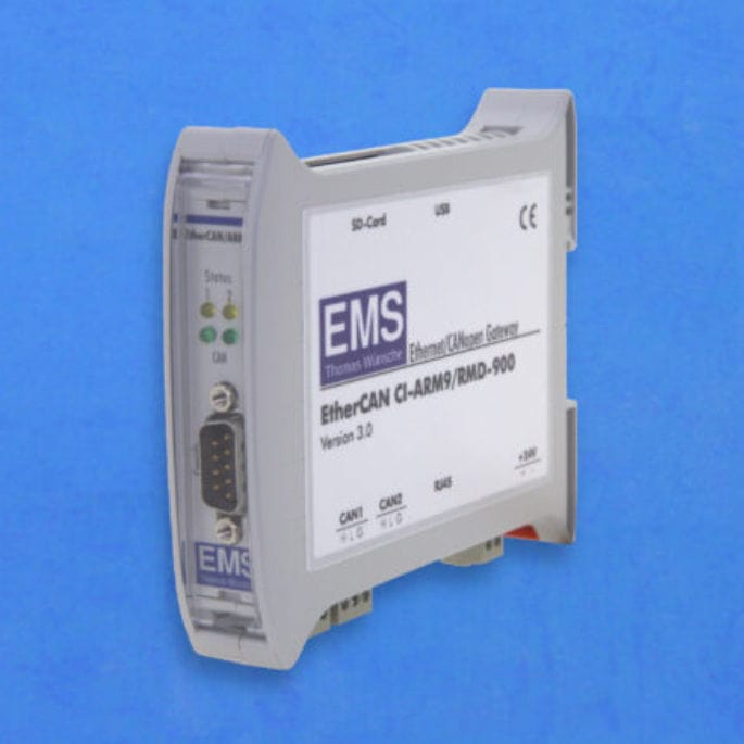 Gateway de comunicação - EtherCAN CI-ARM9-900 - EMS Dr. Thomas Wünsche ...