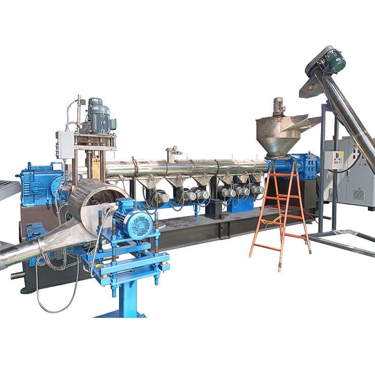 Extrusora de reciclagem - HMS - Nanjing Haisi Extrusion Equipment Co ...