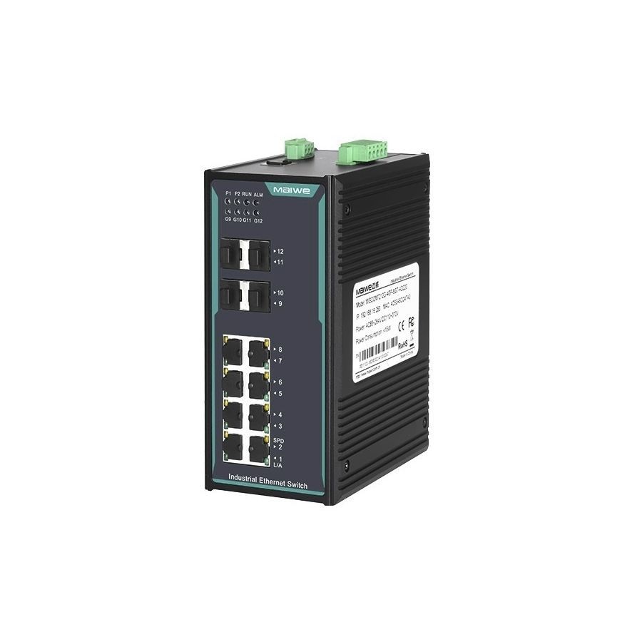 Switch de rede gerenciável - MISCOM7212G-4GF-8GT - Wuhan Maiwe ...