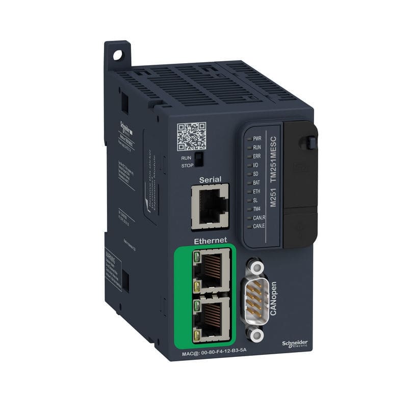 CLP compacto - TM251MESC - Schneider Electric - integrado / em trilho ...