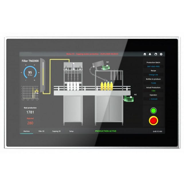 Monitor LCD - IMF-240X - INDATECH - com tecnologia capacitiva projetada / com tela sensível ao ...