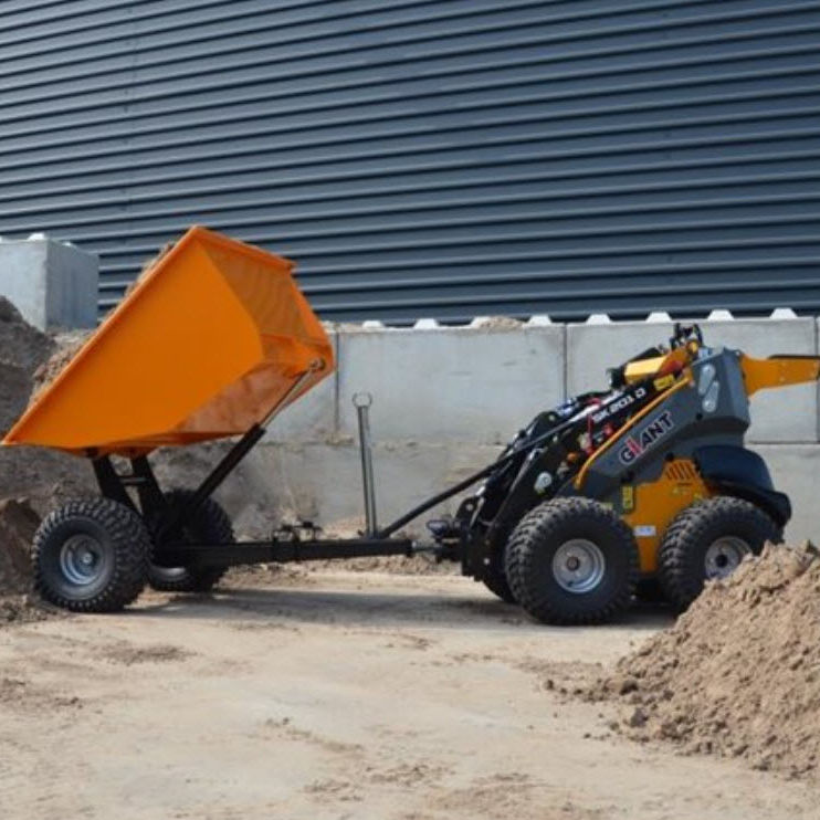 Minidumper de rodas - TOBROCO - GIANT - hidráulico / com sistema de descarga frontal