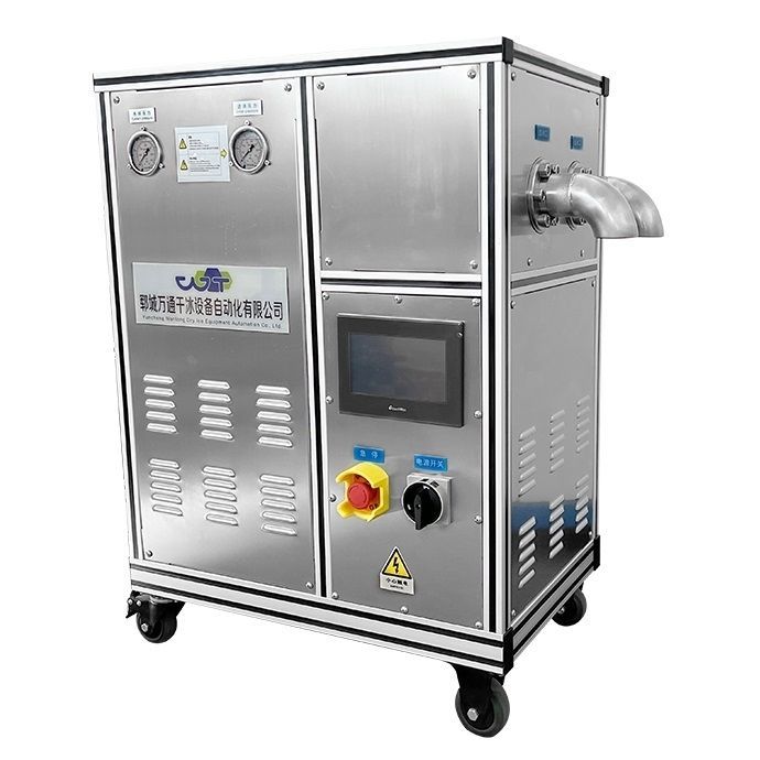 Peletizadora de gelo seco com touch screen - WT-300-2 - Qingdao Newtep ...