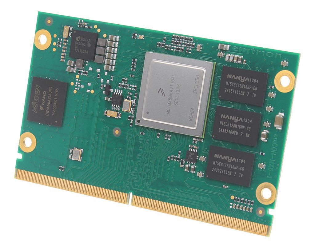 Computador em módulo NXP MCIMX6 - emCON-MX6 - emtrion GmbH - ARM Cortex-A9 / i.MX6 Cortex A9 ...
