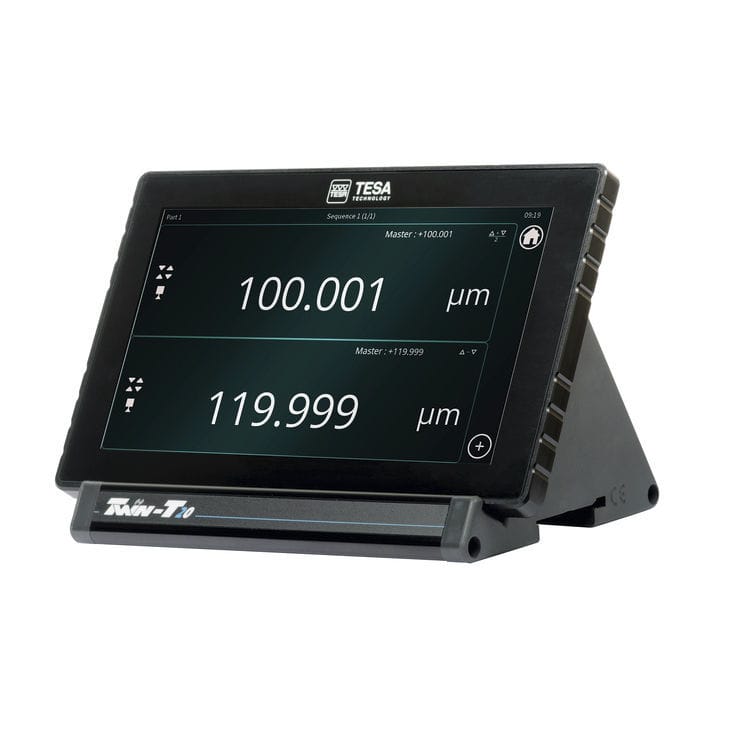 Display com touch screen - TWIN-T20 nano - TESA - para metrologia ...