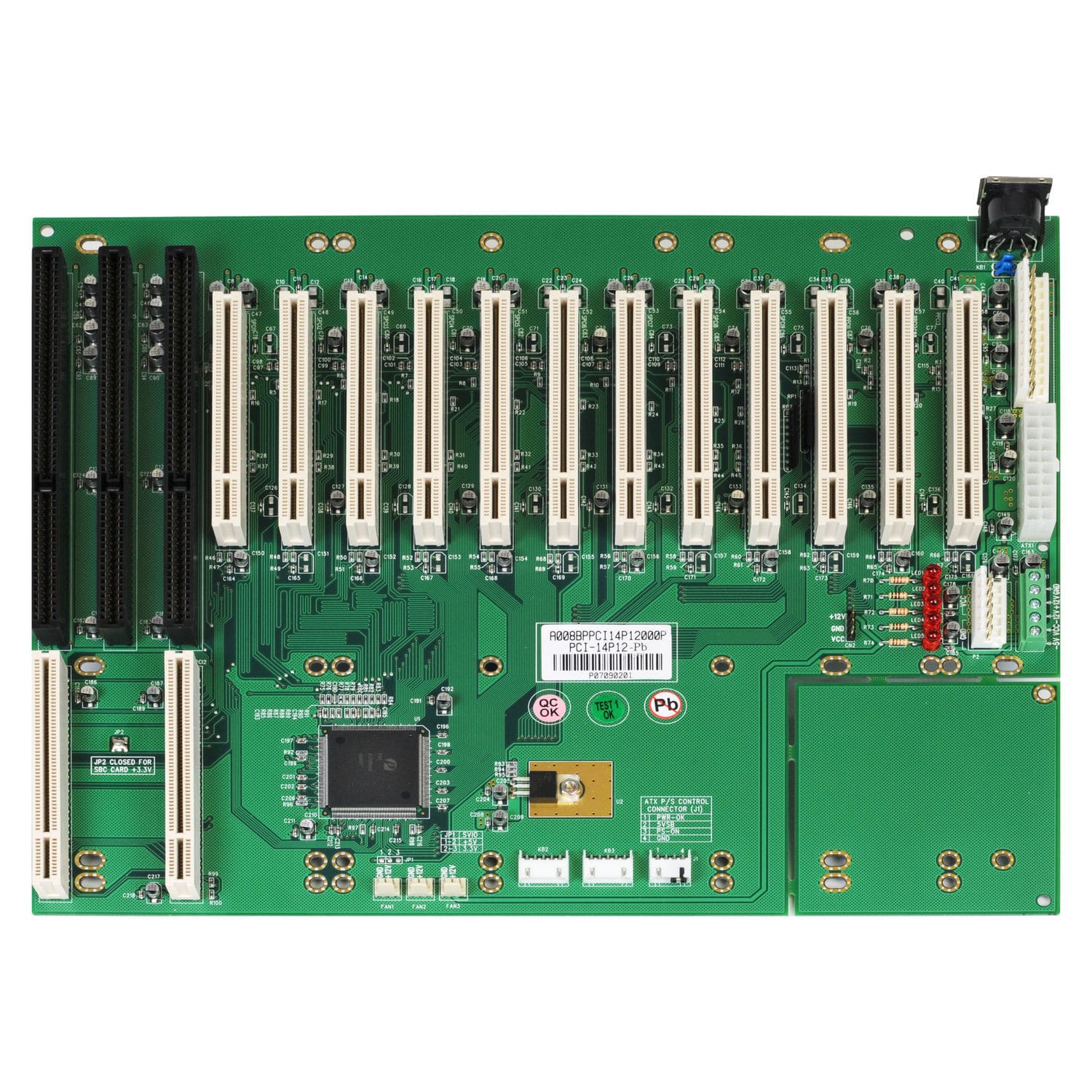 Backplane PICMG - PCI-14P12 - Adek Technical Sales - ISA / PCI / 14 ...
