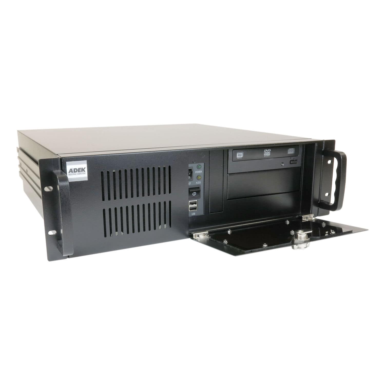 Gabinete de PC para montagem em rack - AD-386 - Adek Technical Sales - 19" / 3U / mini