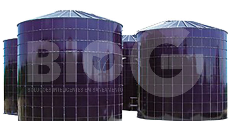 Tanque em aço - Bio água engenharia - de armazenamento / decantador ...