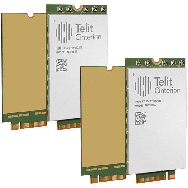 Placa de modem sem fio - FN990B series - Telit - de dados / 4G / GNSS