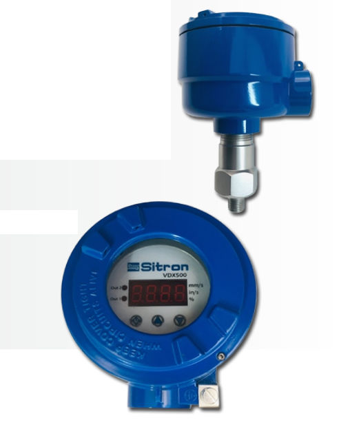 Sensor de vibração eletrônico - VDX500 - Sitron - programável