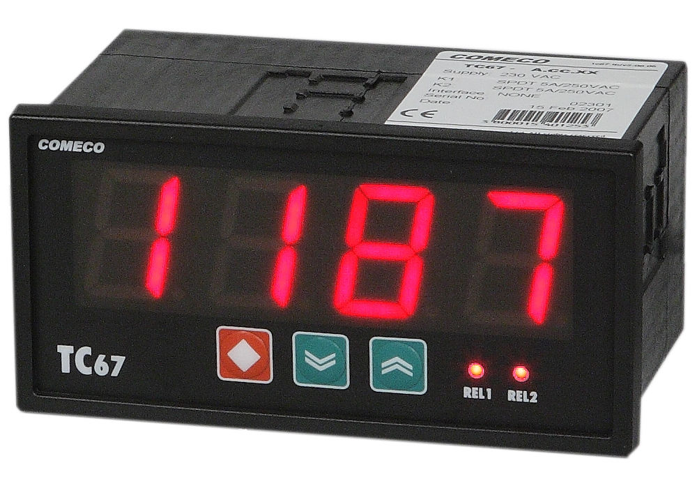 Indicador de temperatura - 32 mm | TC67U-D4 - Comeco Control ...