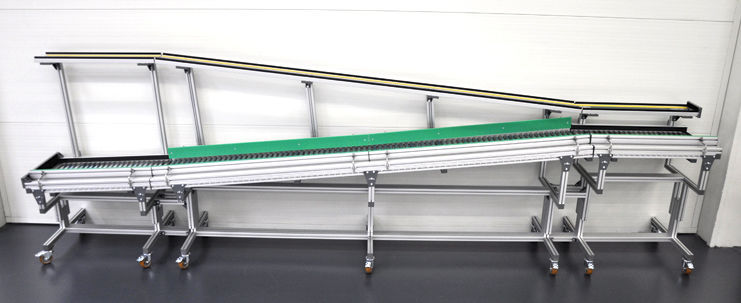 Transportador de rolos - TSG 200 - Minitec - horizontal / de transporte ...