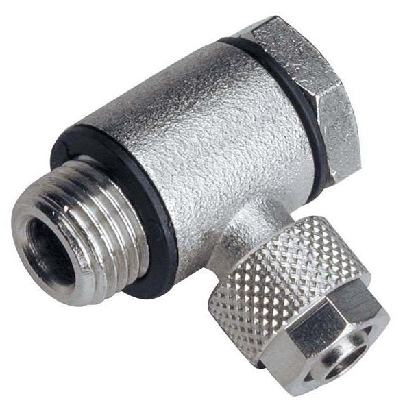 Conexão pneumática - A-WSH-MSv series - Timmer GmbH - rápida / em T / metálica