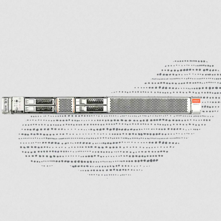 Servidor de armazenamento - X9-2 - Oracle - 1U / de alto desempenho