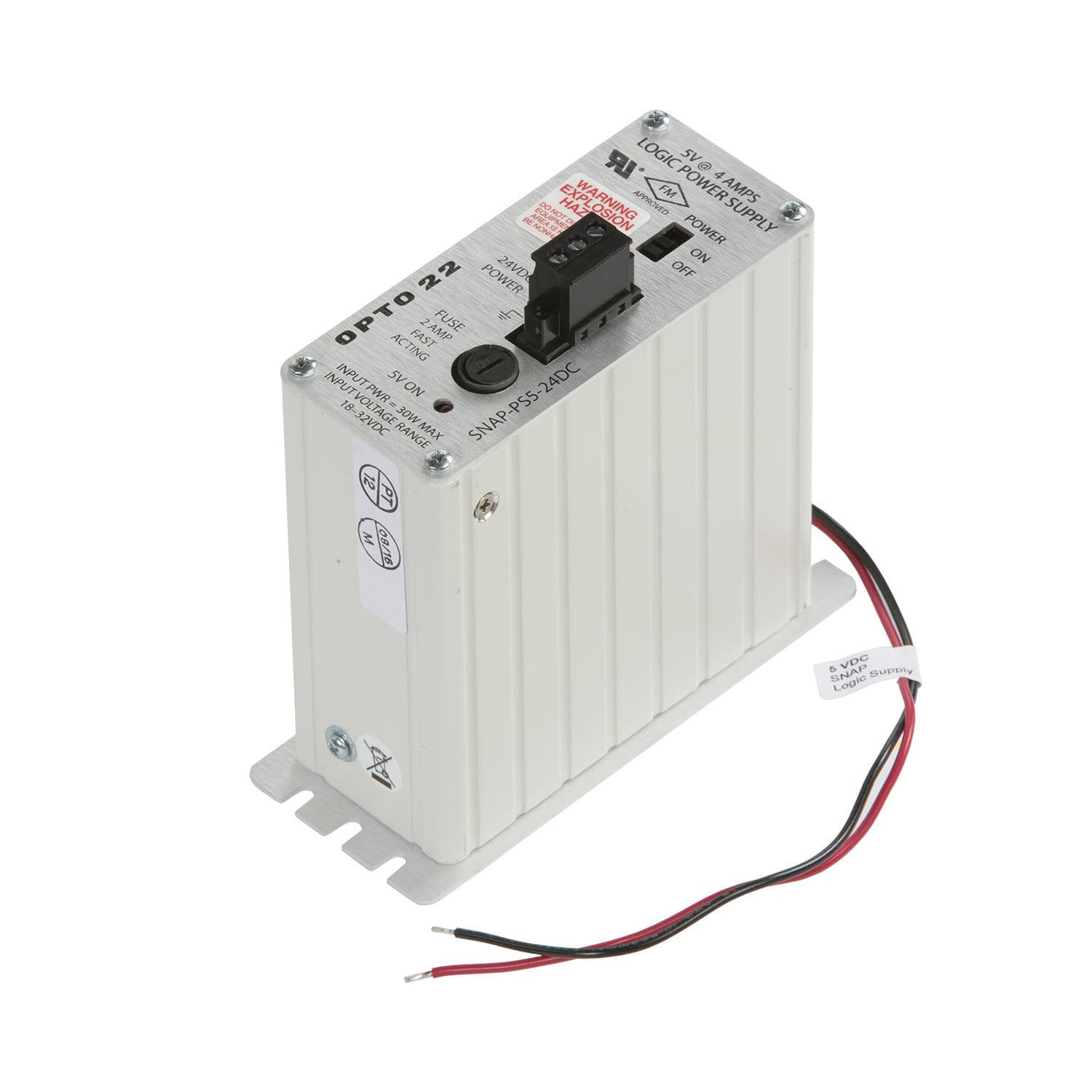 Fonte de alimentação elétrica CA/CC - SNAP-PS5 series - Opto 22 - de ...