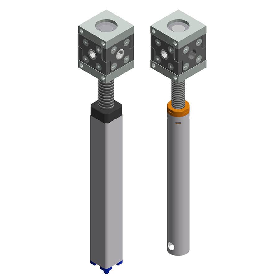 Redutor de engrenagens cônicas - 3035, 3036 - Ketterer - de eixos ...