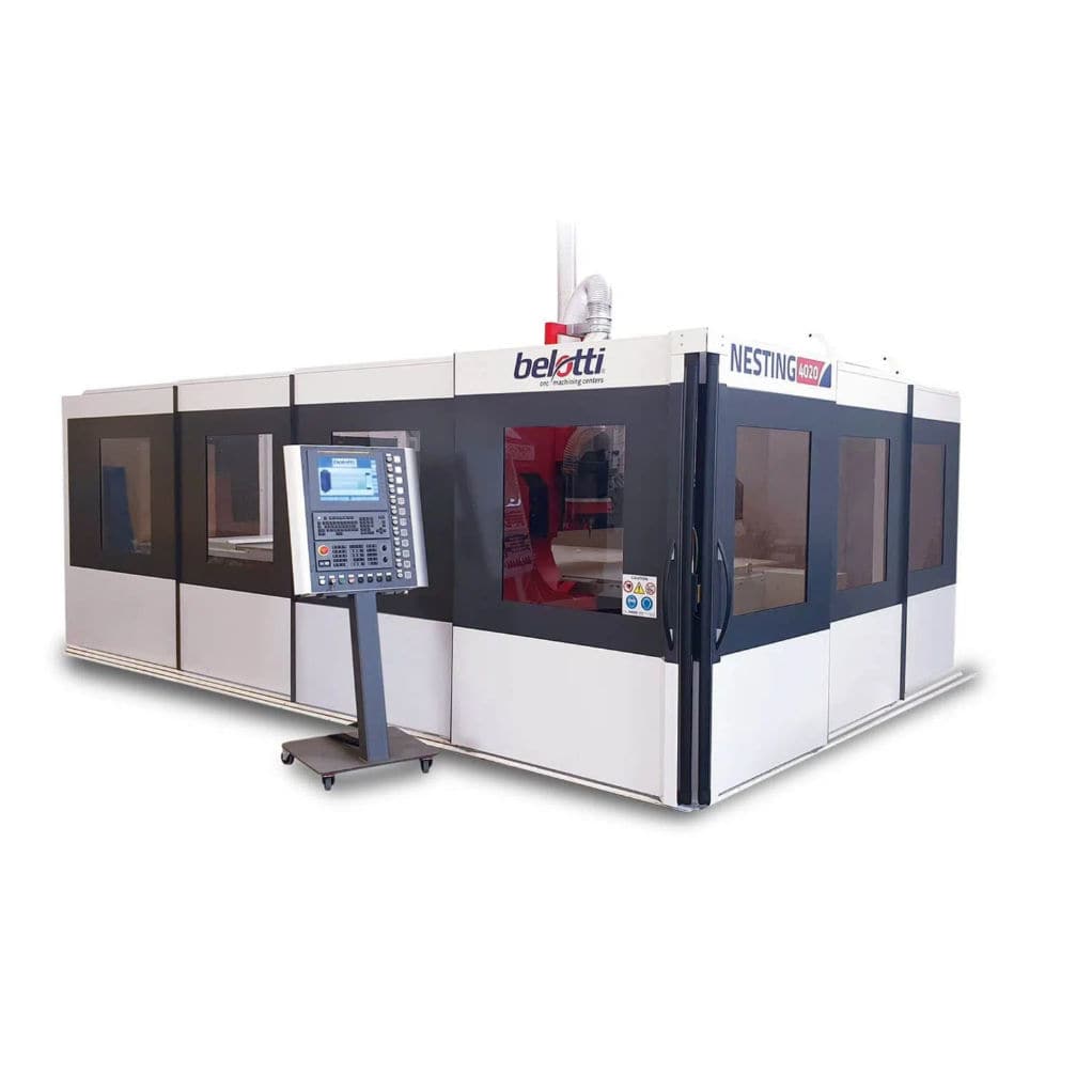 Centro de usinagem CNC de 3 eixos - NESTING - Belotti SpA - vertical ...