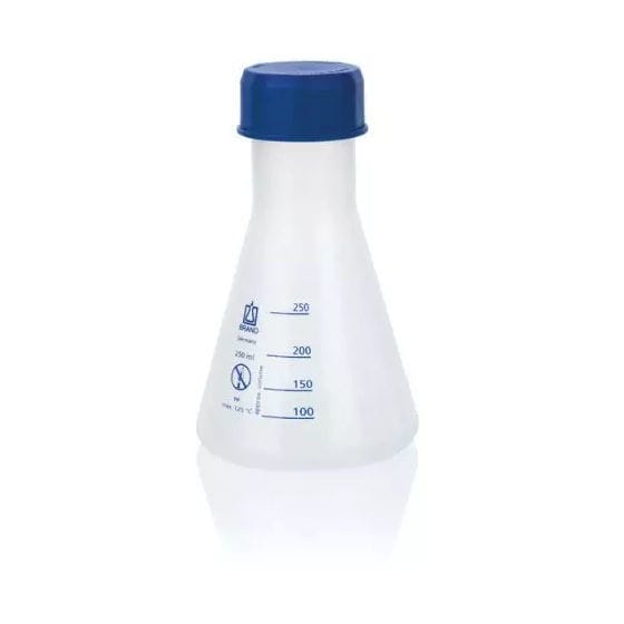Frasco Erlenmeyer - 93170 - BRAND - em polipropileno / com tampa