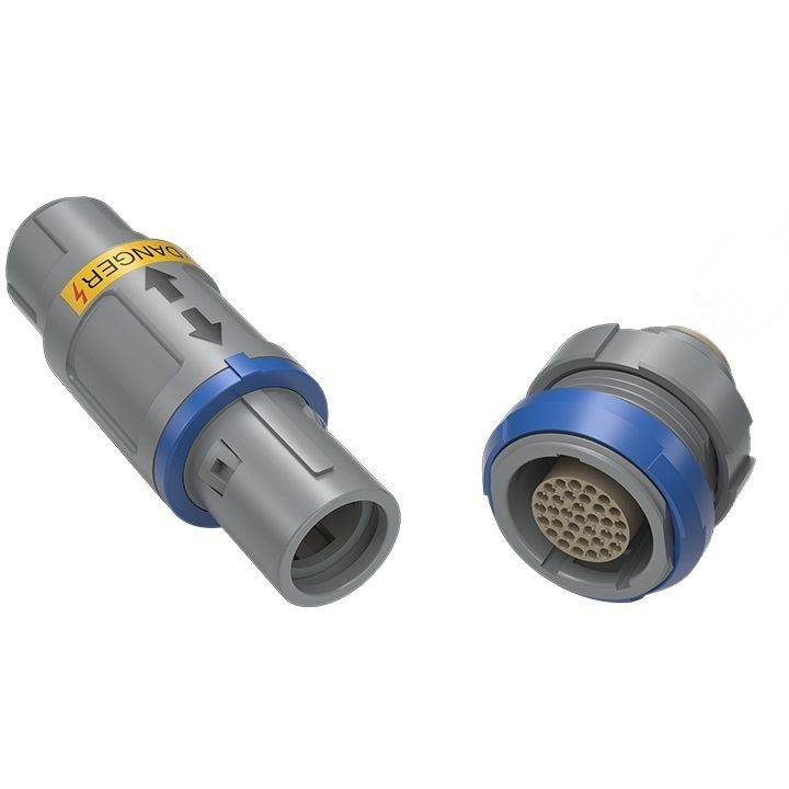 Conector de alta tensão - REDEL 2P - LEMO - de alimentação elétrica ...