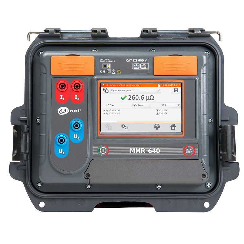 Microhmímetro digital - MMR-640 - Sonel SA - portátil / de baixa ...