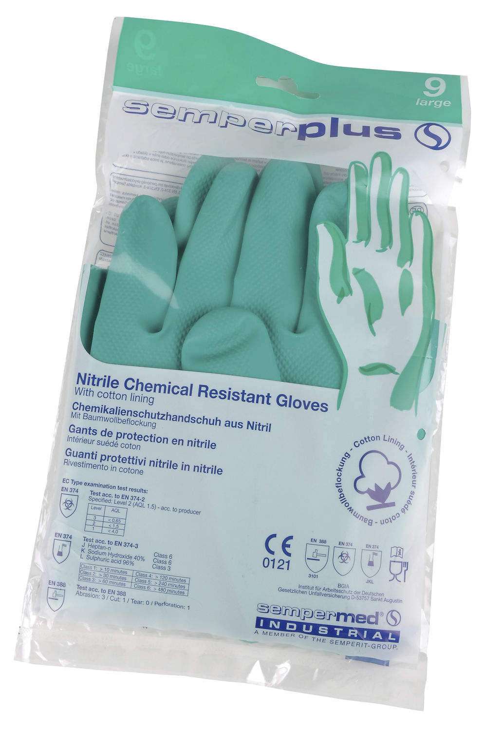 Luva de laboratório - Semperplus - Sempermed - de proteção química / em ...