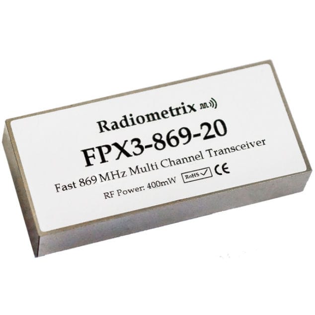 Transceptor RF - FPX3 series - Radiometrix - FM / RS232 / RFID