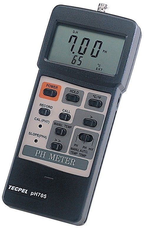 Medidor de pH portátil - PH-705 - Tecpel Co., Ltd. - de processo / digital