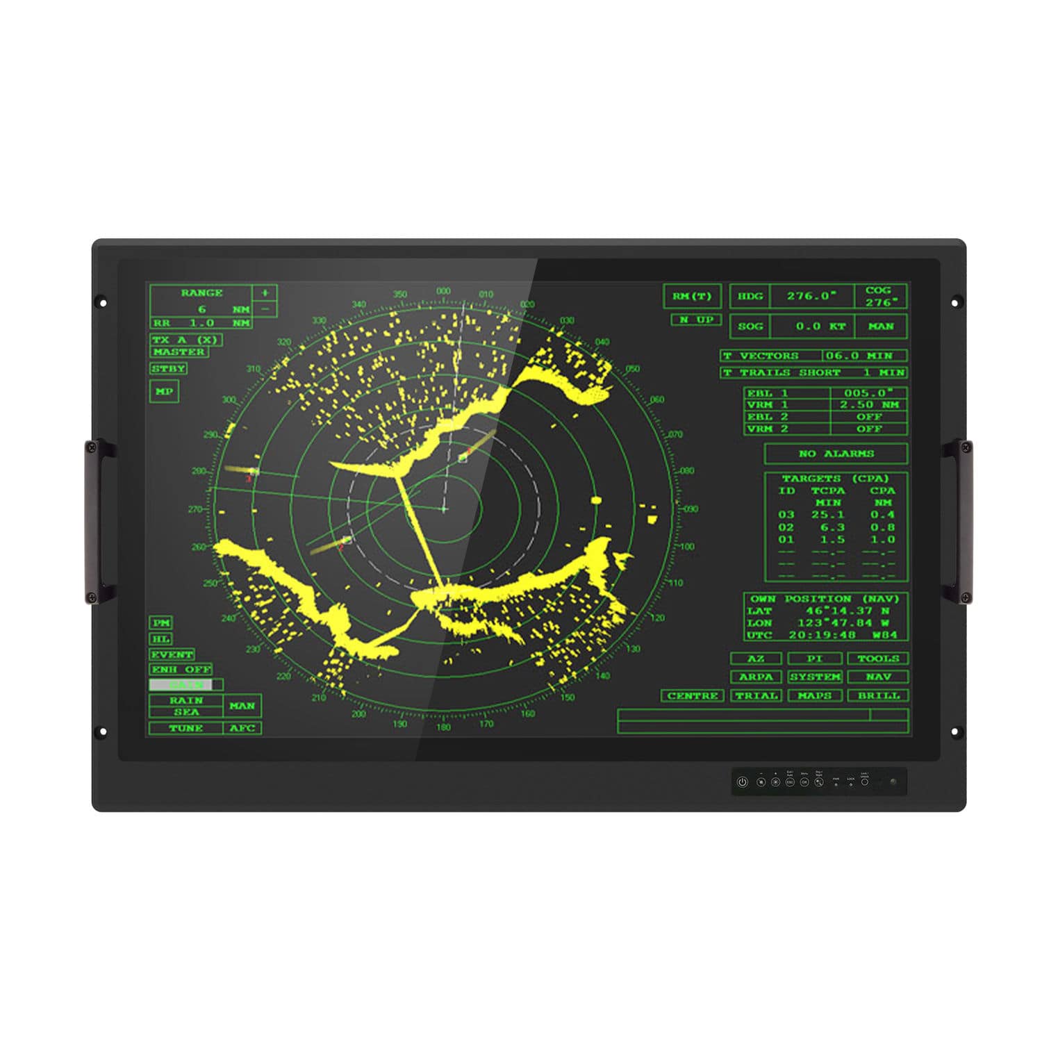 Monitor para aplicações militares - W32L100-RKA3ML - Winmate, Inc ...