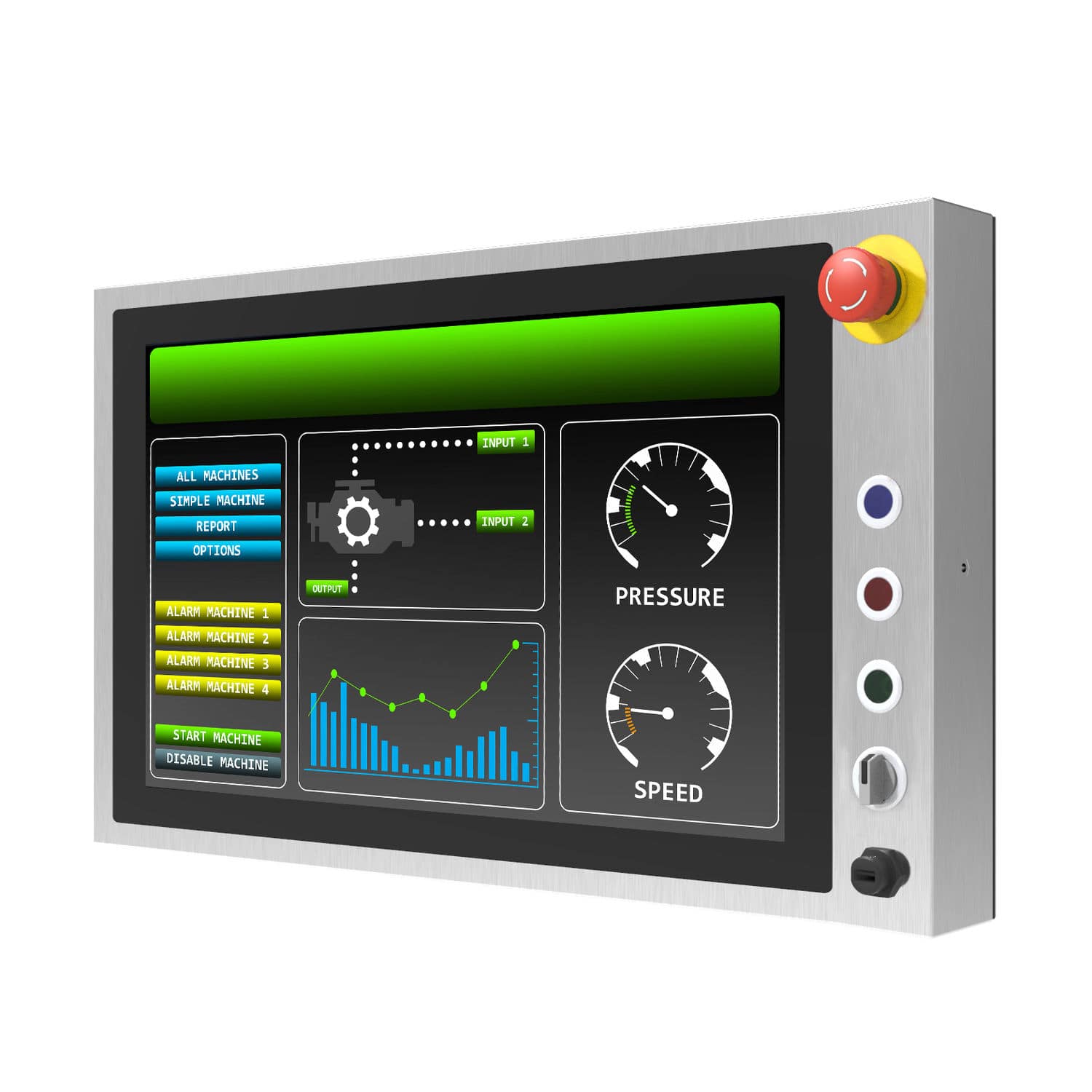 Monitor LCD - W22L100-SPA3-B - Winmate, Inc. - com tecnologia ...