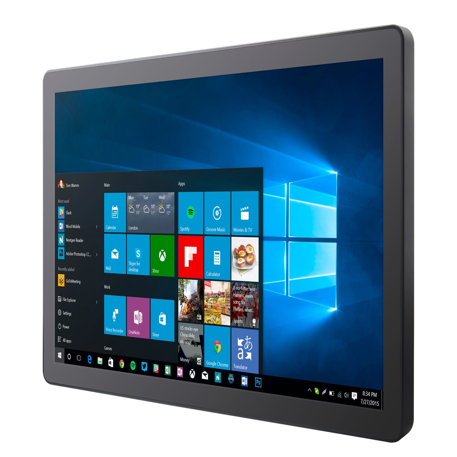 Painel PC TFT LCD - R19IP3S-GCM1 - Winmate, Inc. - com tela sensível ao toque multitouch / com ...