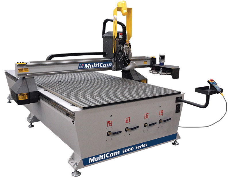 Router CNC - 3000 series - Multicam Inc. - de 3 eixos / a lenha