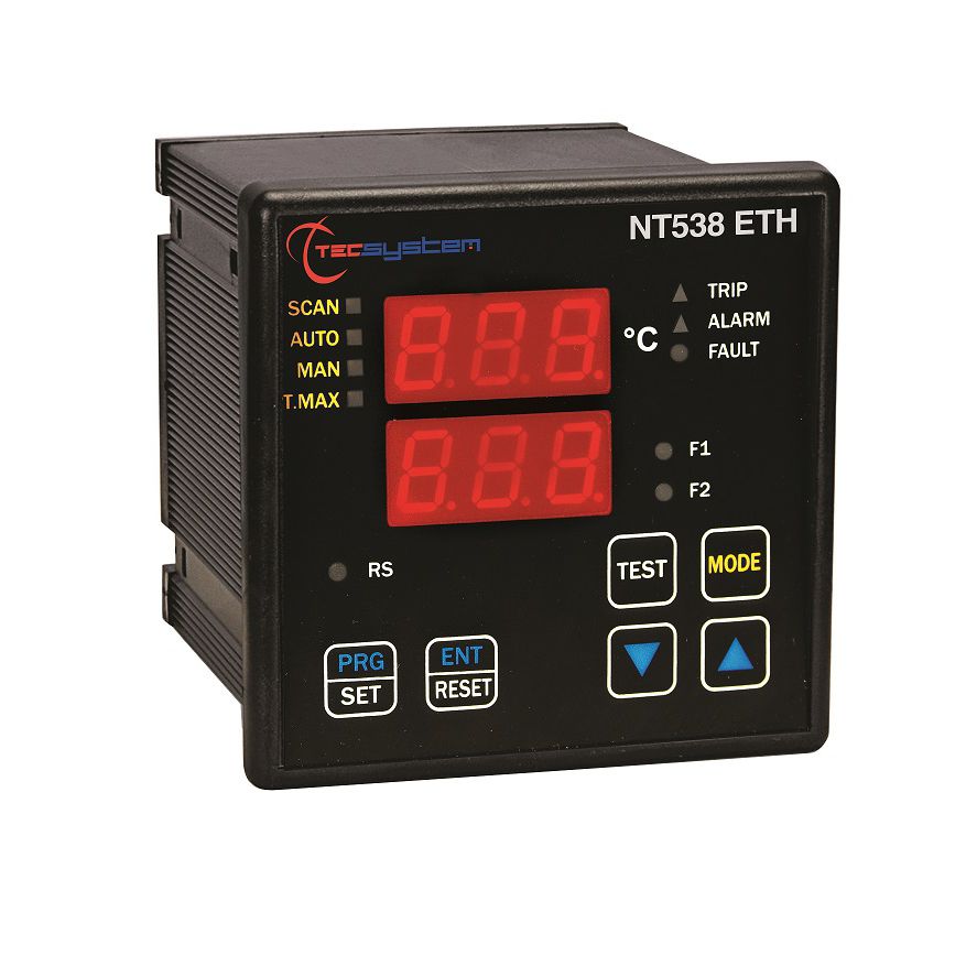 Controlador de temperatura digital - NT538 ETH - TECSYSTEM srl - programável / para transformador