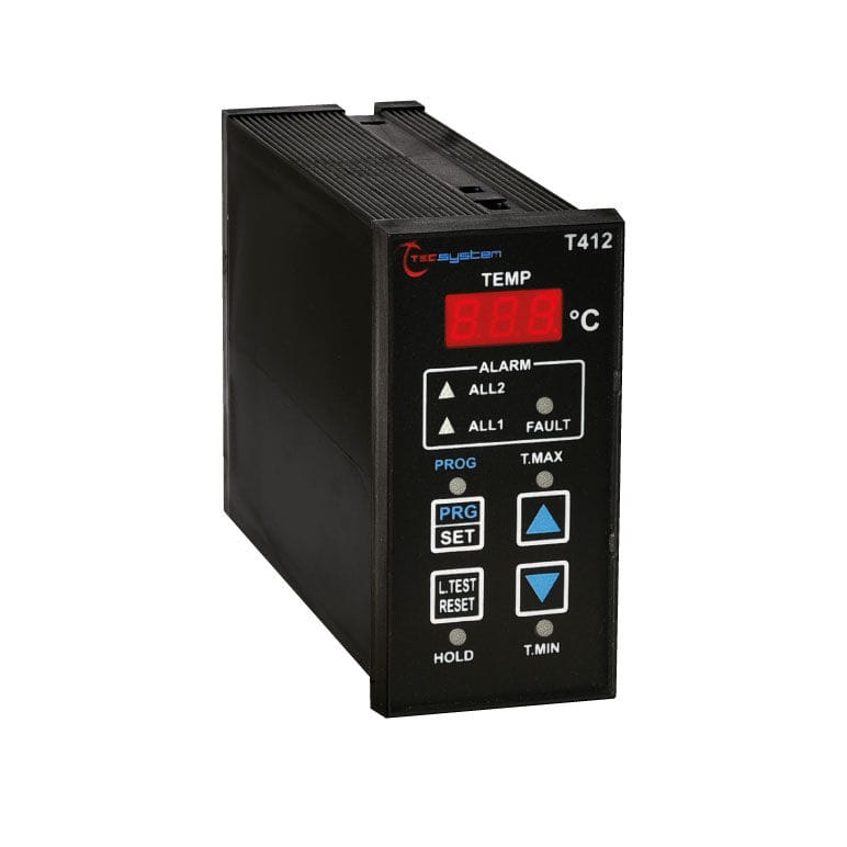 Controlador de temperatura digital - T412 - TECSYSTEM srl - programável ...