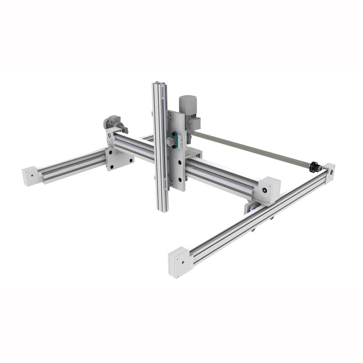 Eixo linear de pinhão e cremalheira - C.T.S. - acionado por correia ...