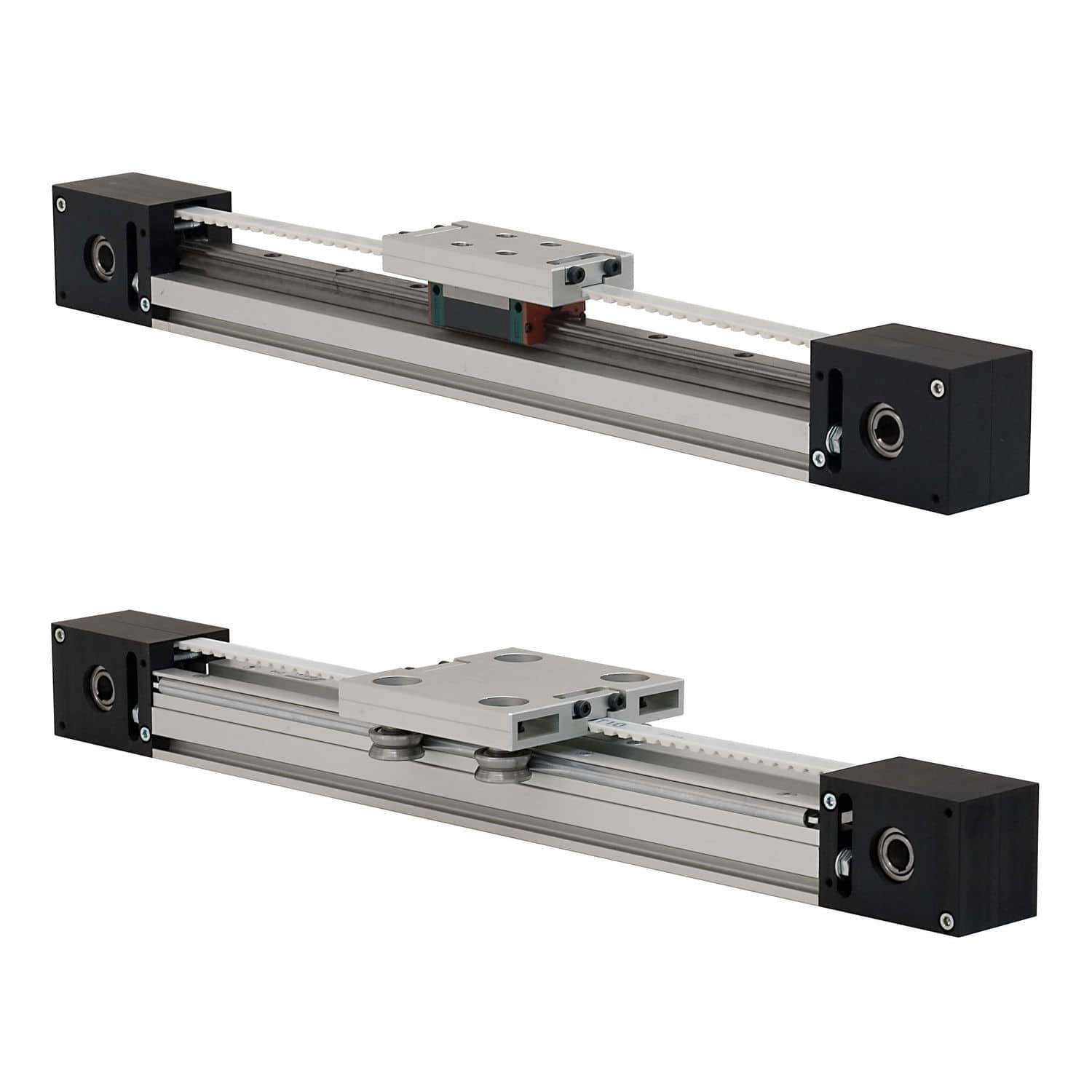 Guia linear com patim - AK series - C.T.S. - de roletes / compacta / em ...
