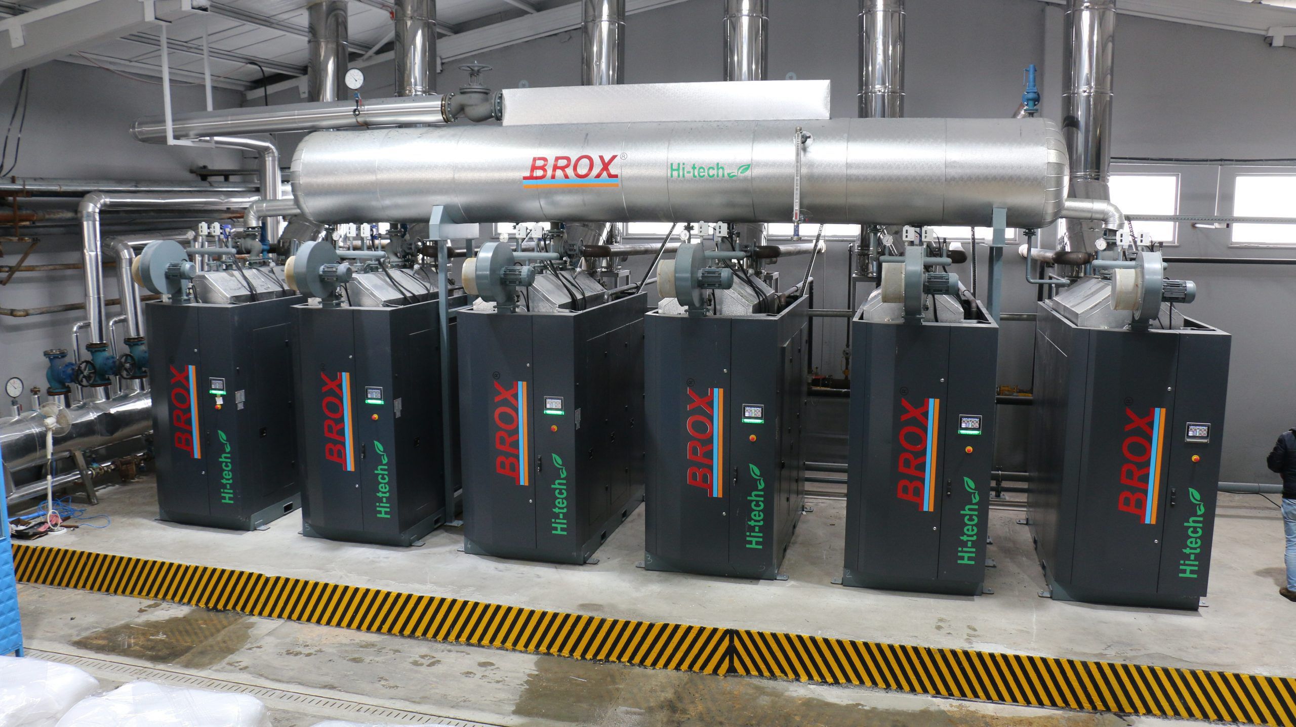 Caldeira a vapor - BROX BOILER & BURNER COMPANY - a gás natural / a ...