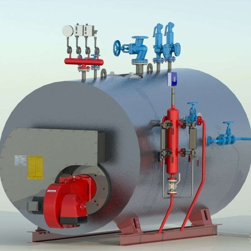 Caldeira a vapor - SYK - BROX BOILER & BURNER COMPANY - a gás