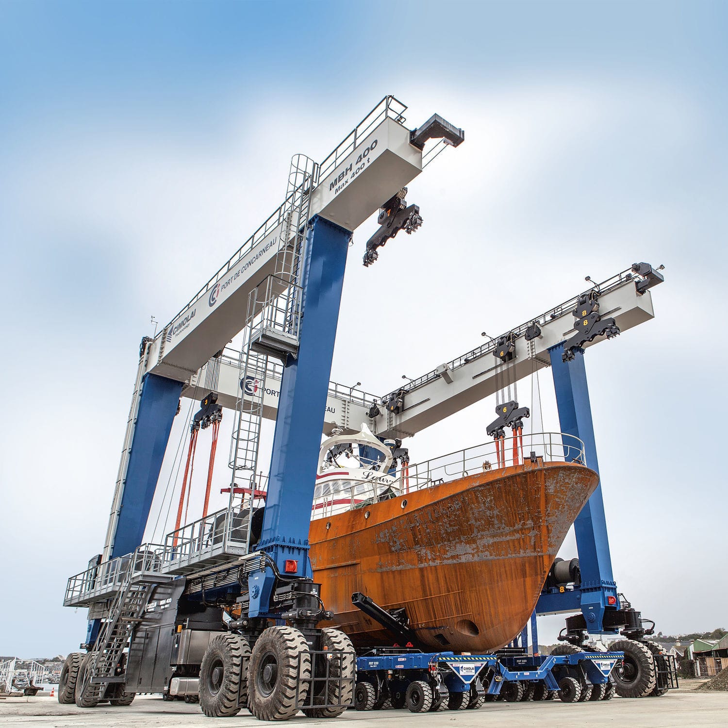 Travel lift para cargas pesadas - MBH 400 - CIMOLAI TECHNOLOGY