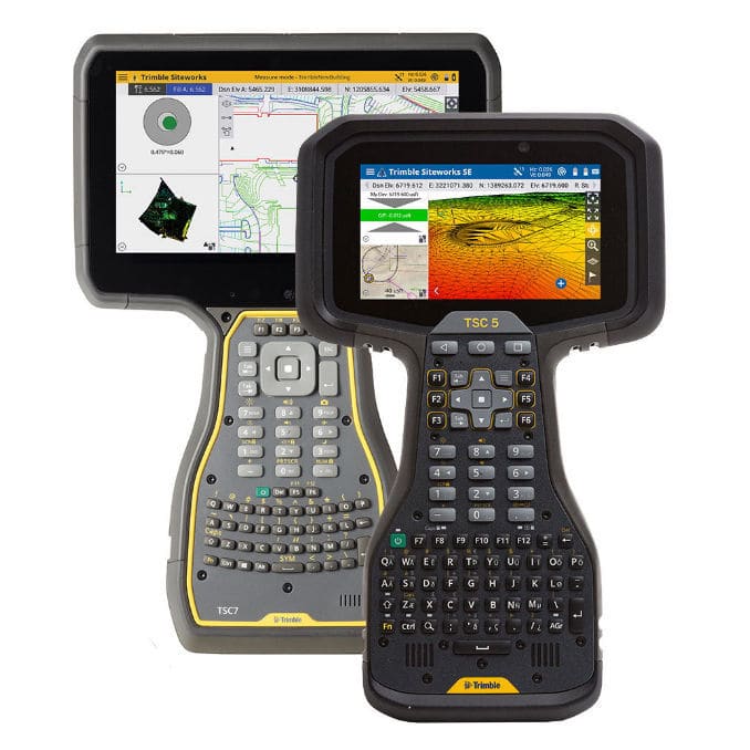 Controlador com software de campo GPS - TSC series - Trimble Navigation - Construction Division ...