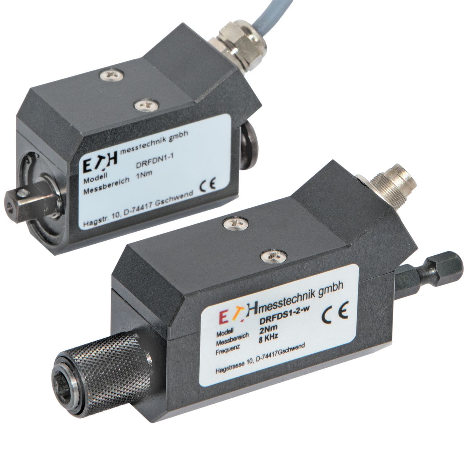 Transdutor de torque rotativo - DRFD - ETH-messtechnik gmbh - de eixo ...