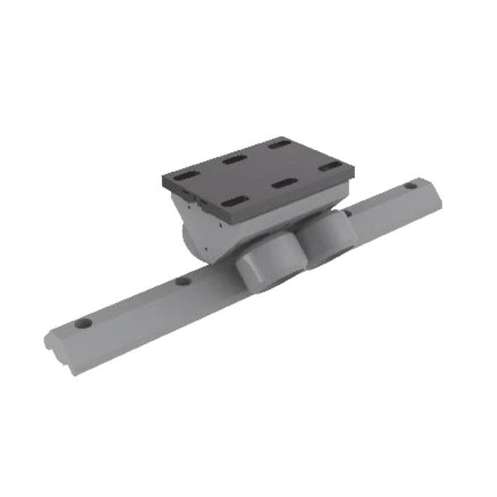 Guia linear com patim - PR series - Nadella Group - de rolos / ajustável