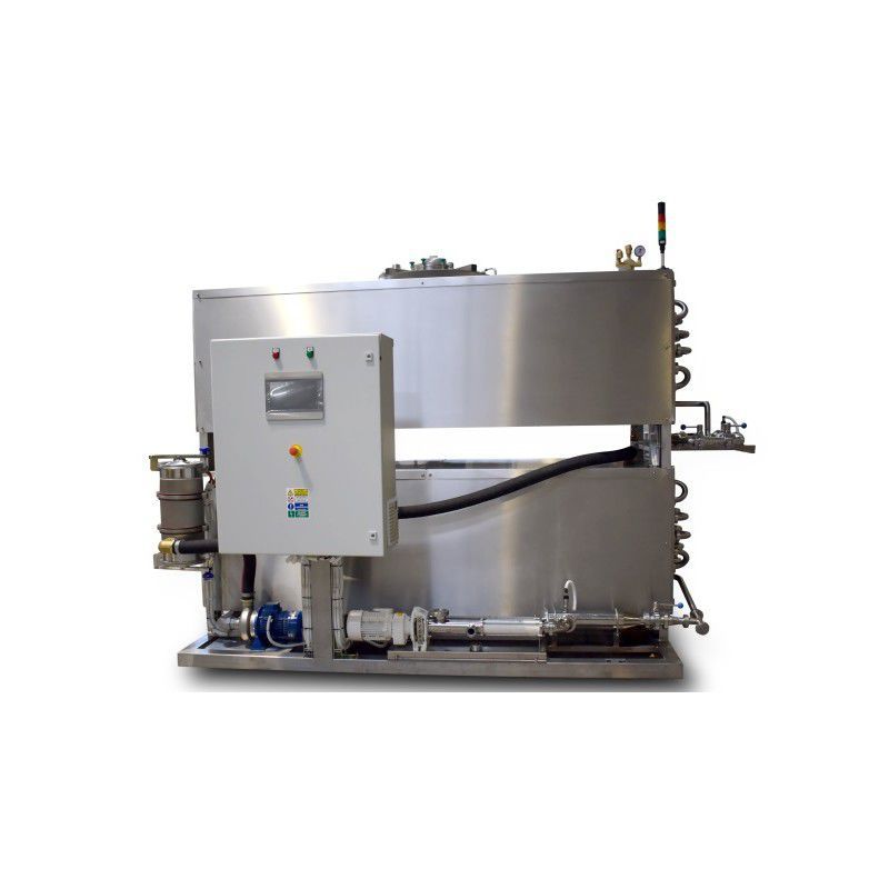 Pasteurizador-resfriador para a indústria alimentícia - Normit - compacto