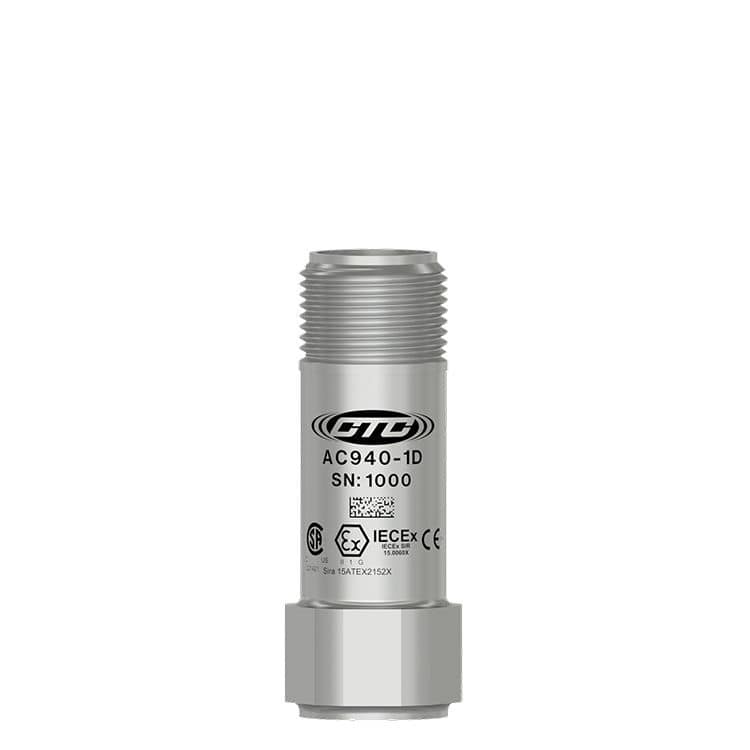 Acelerômetro miniatura - AC940 - CTC - hermético / ATEX / industrial