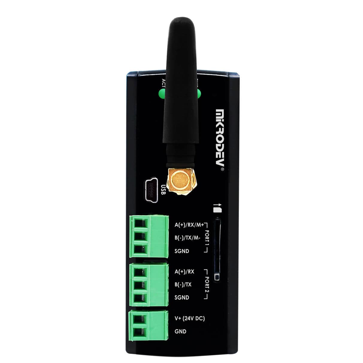 Conversor de protocolo - MDC100-E0W-GC2-B0032 - Mikrodev - RS-485 / RS ...