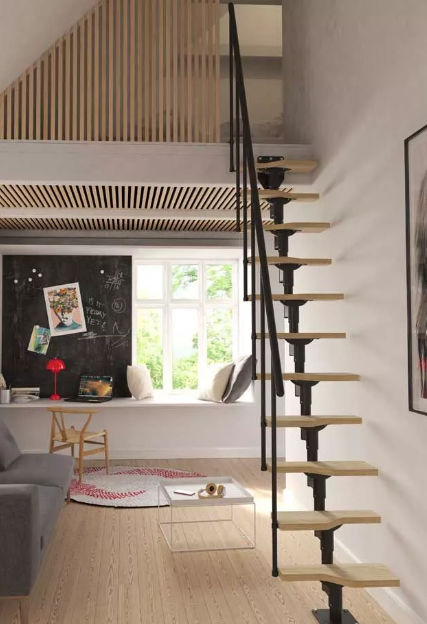 Escada fixa reta - ATLANTA - Dolle - em aço