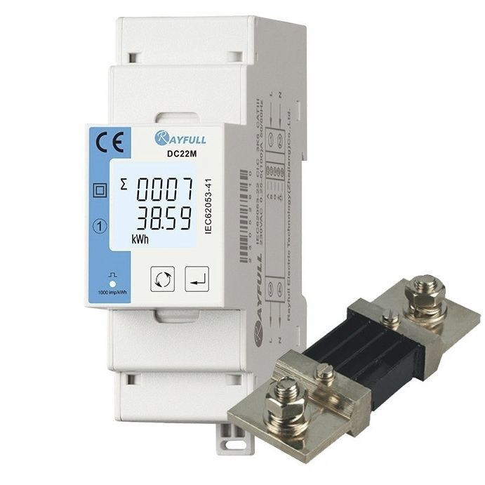 Medidor de energia elétrica para aplicações CC - DC22M - Rayfull ...