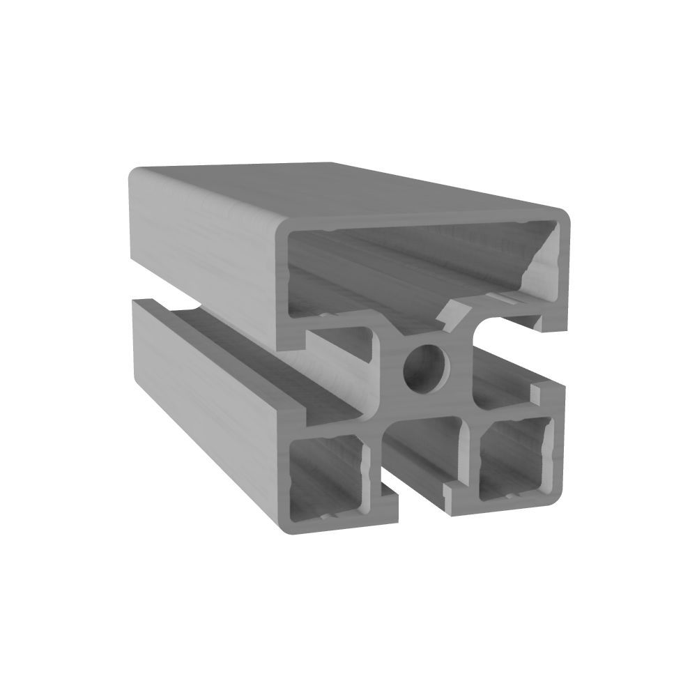 Perfil em alumínio anodizado - B0980 - trimat srl - ranhurado ...