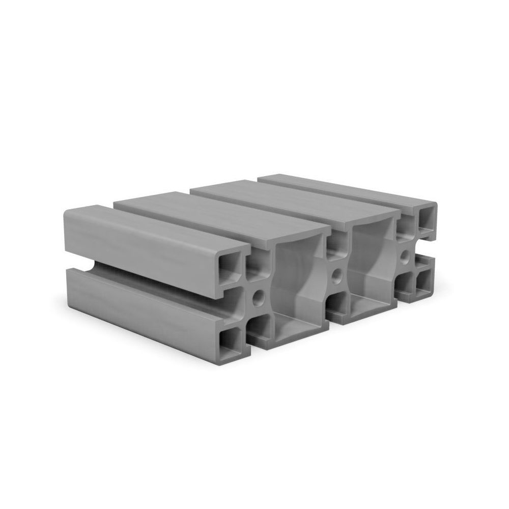 Perfil em alumínio anodizado - B1400 - trimat srl - de seção retangular ...